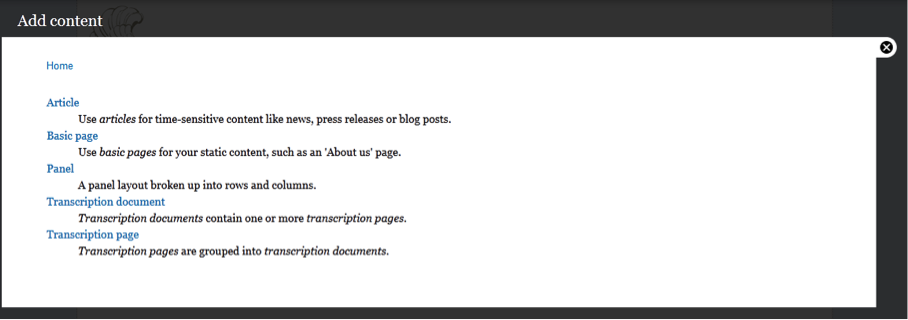 Transcription Admin Guide | Transcribr Distribution | Drupal Wiki guide on Drupal.org