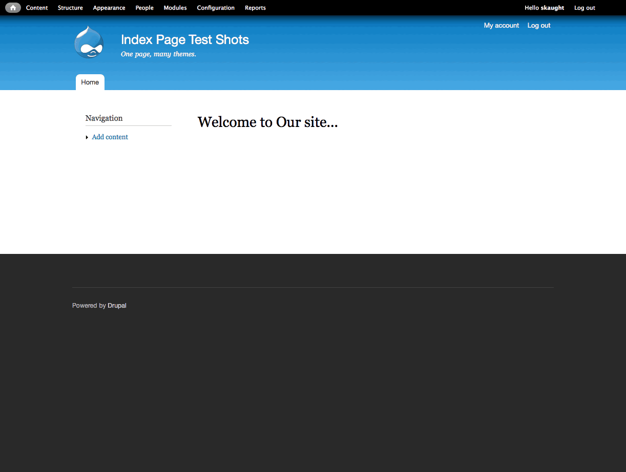 Index Page | Drupal.org