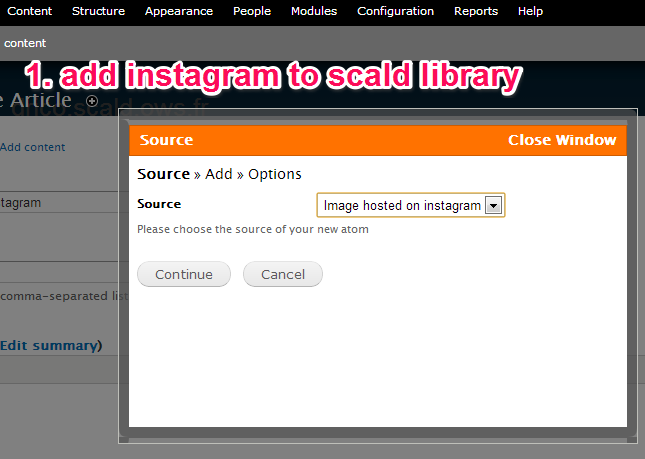 Scald: Instagram | Drupal.org