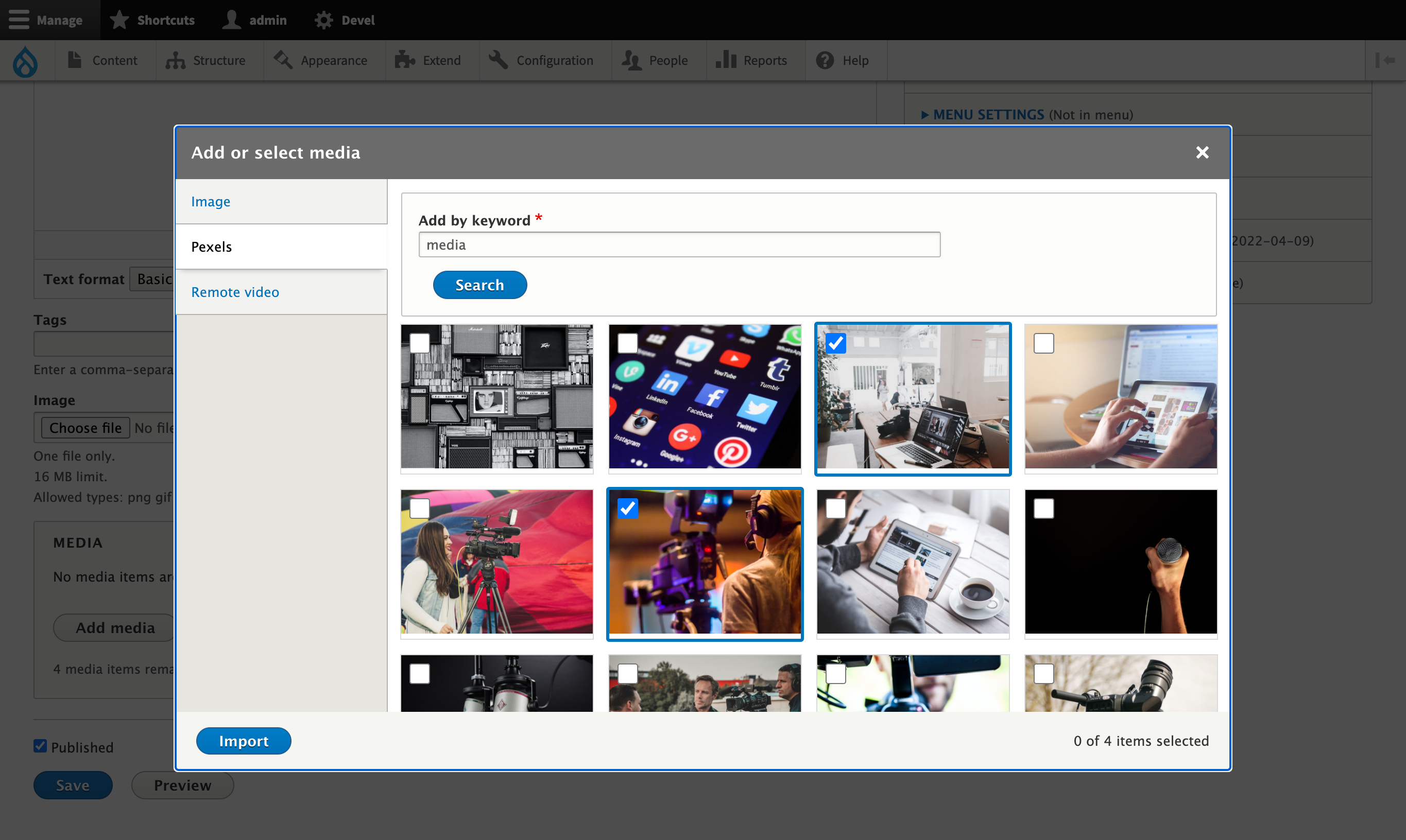 Media External Drupal