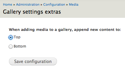 Media Gallery Extras | Drupal.org