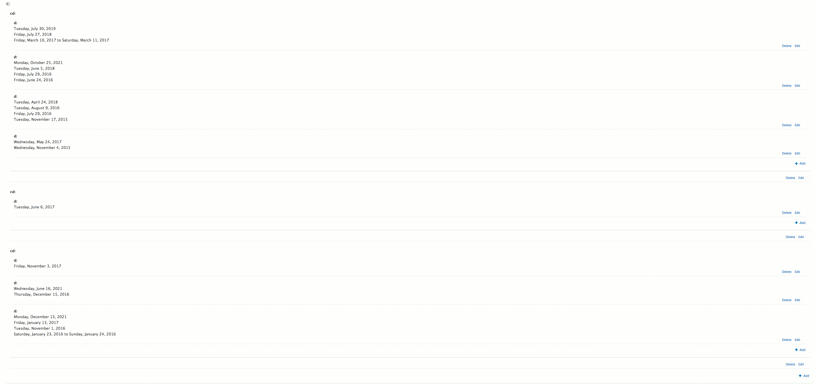 Multivalue Field Order