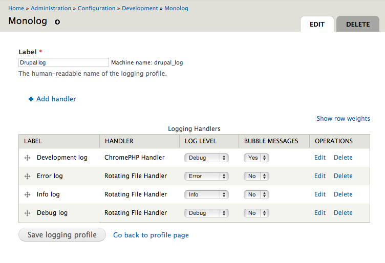 Monolog | Drupal.org Monolog | Drupal.org