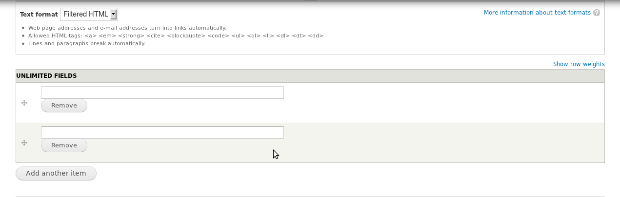 Multiple Fields Remove Button | Drupal.org Multiple Fields Remove Button | Drupal.org