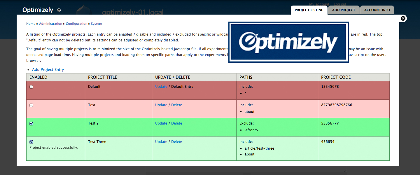 Optimizely | Drupal.org Optimizely | Drupal.org