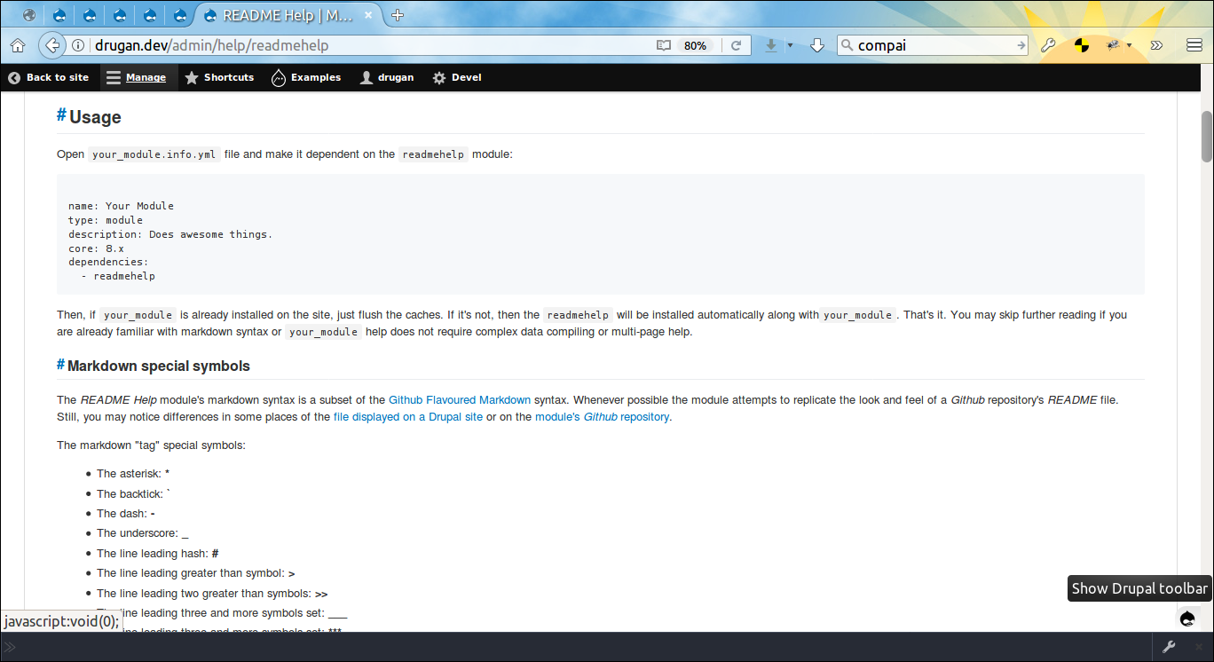 README Help | Drupal.org README Help | Drupal.org