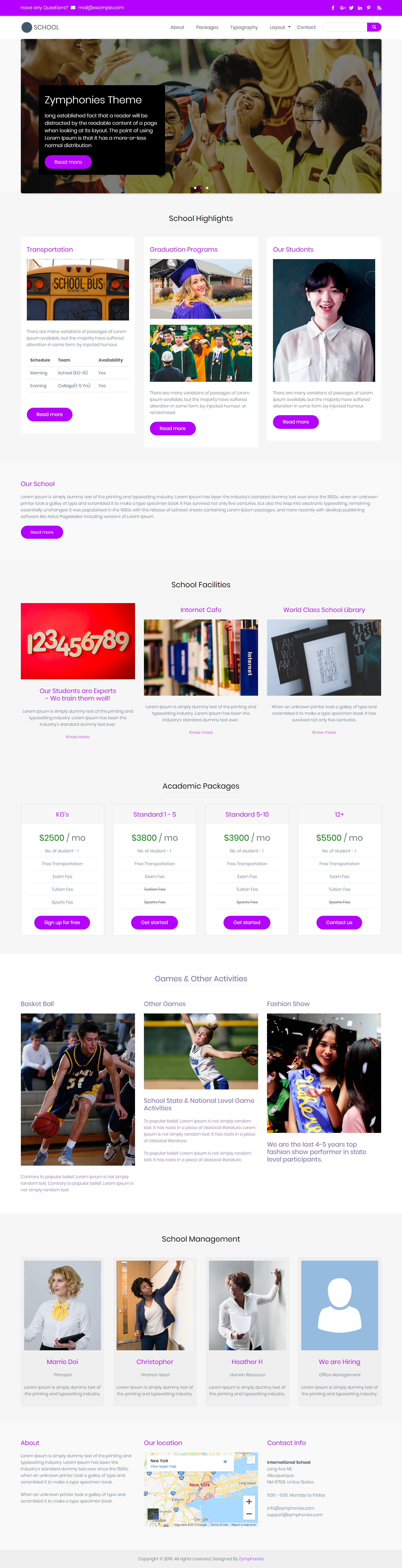 School Zymphonies Theme | Drupal.org