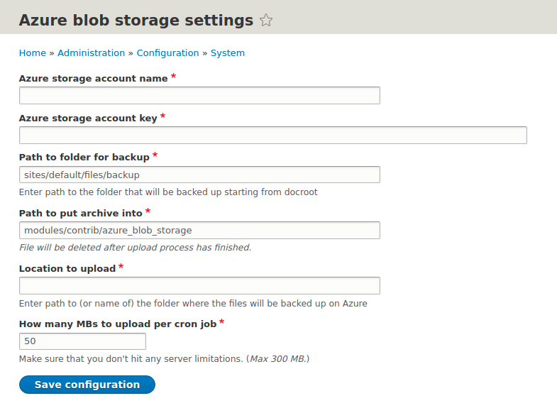Azure Blob Storage | Drupal.org