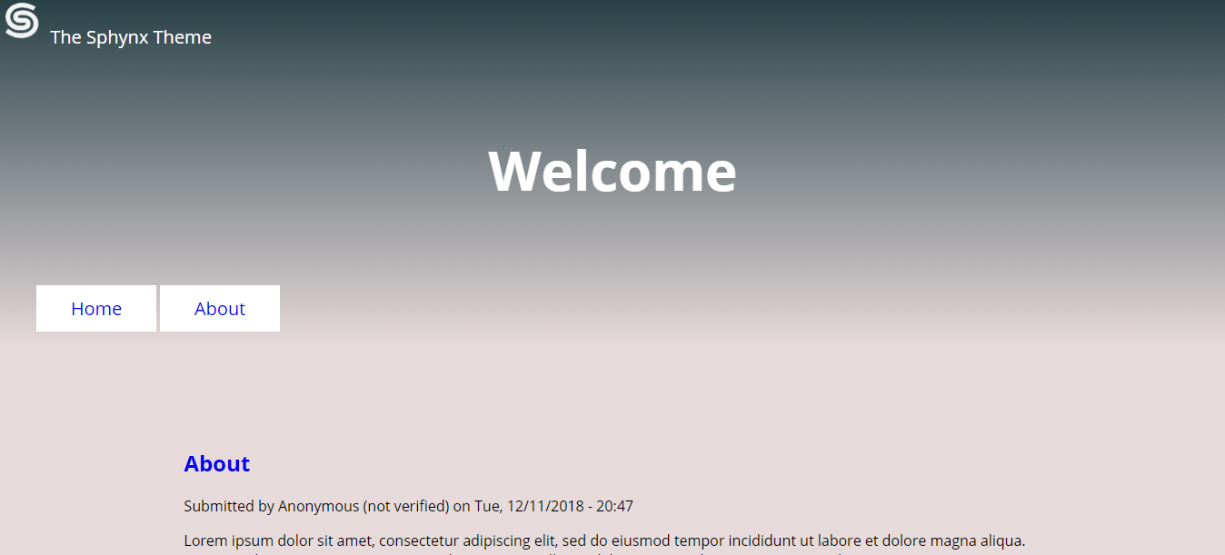 The Sphynx Theme | Drupal.org