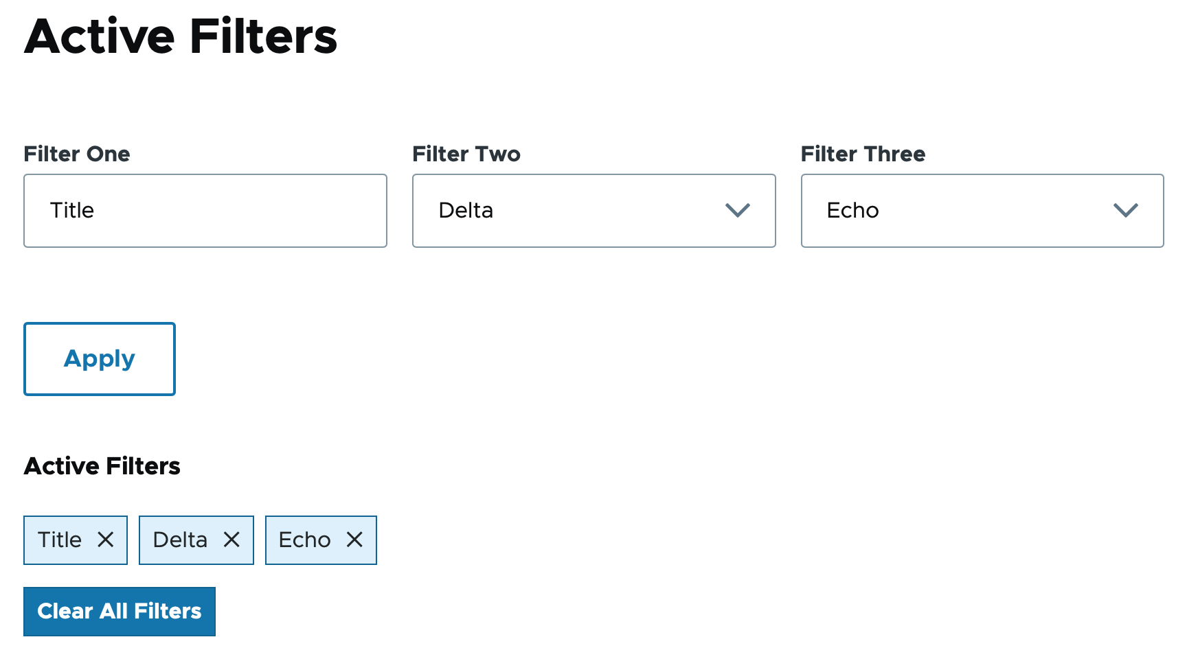 Active Filters | Drupal.org Active Filters | Drupal.org