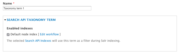 Search API Taxonomy Term | Drupal.org
