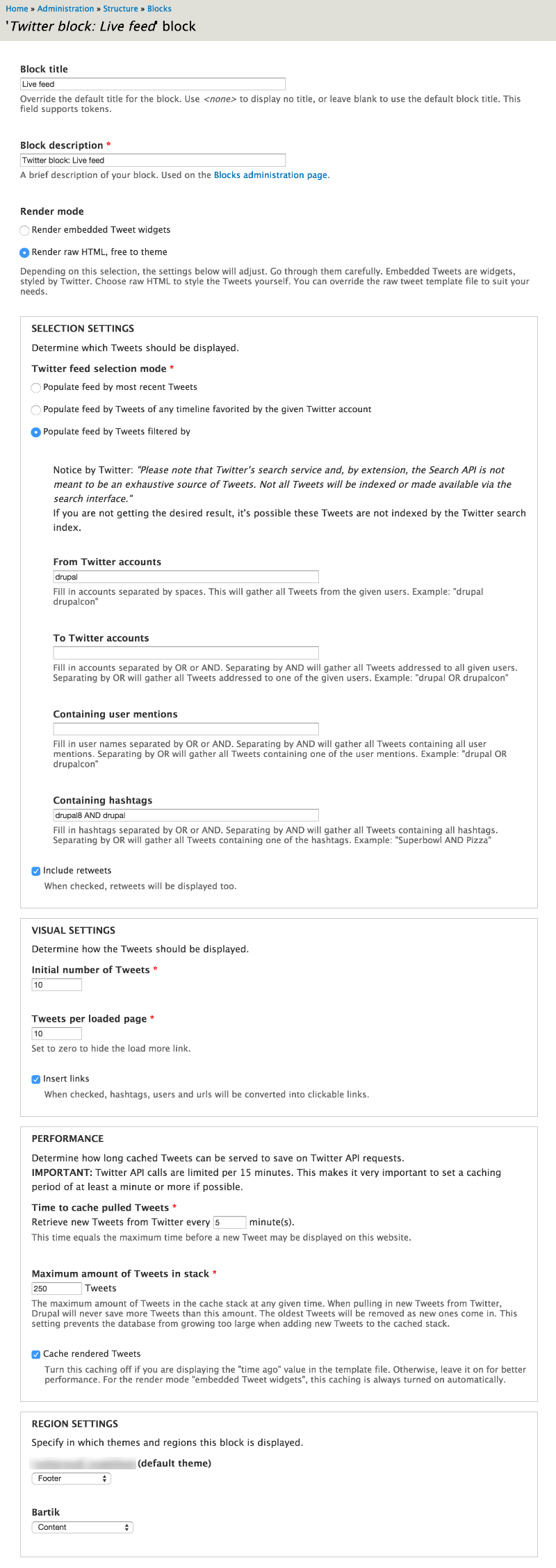 Selective Tweets | Drupal.org