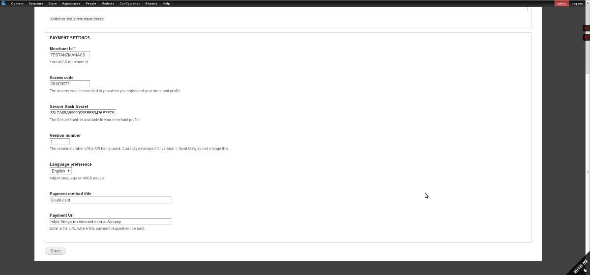 Commerce Migs 3rd Party Hosted Gateway | Drupal.org