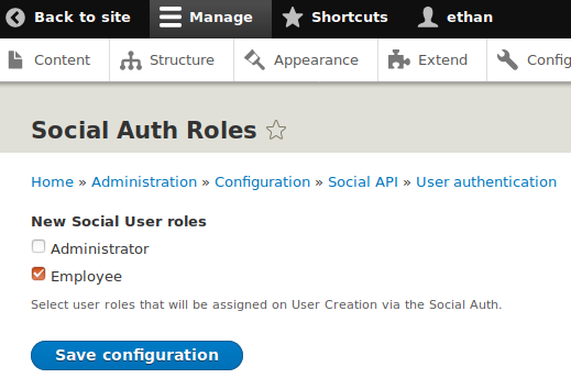 Social Auth Roles | Drupal.org