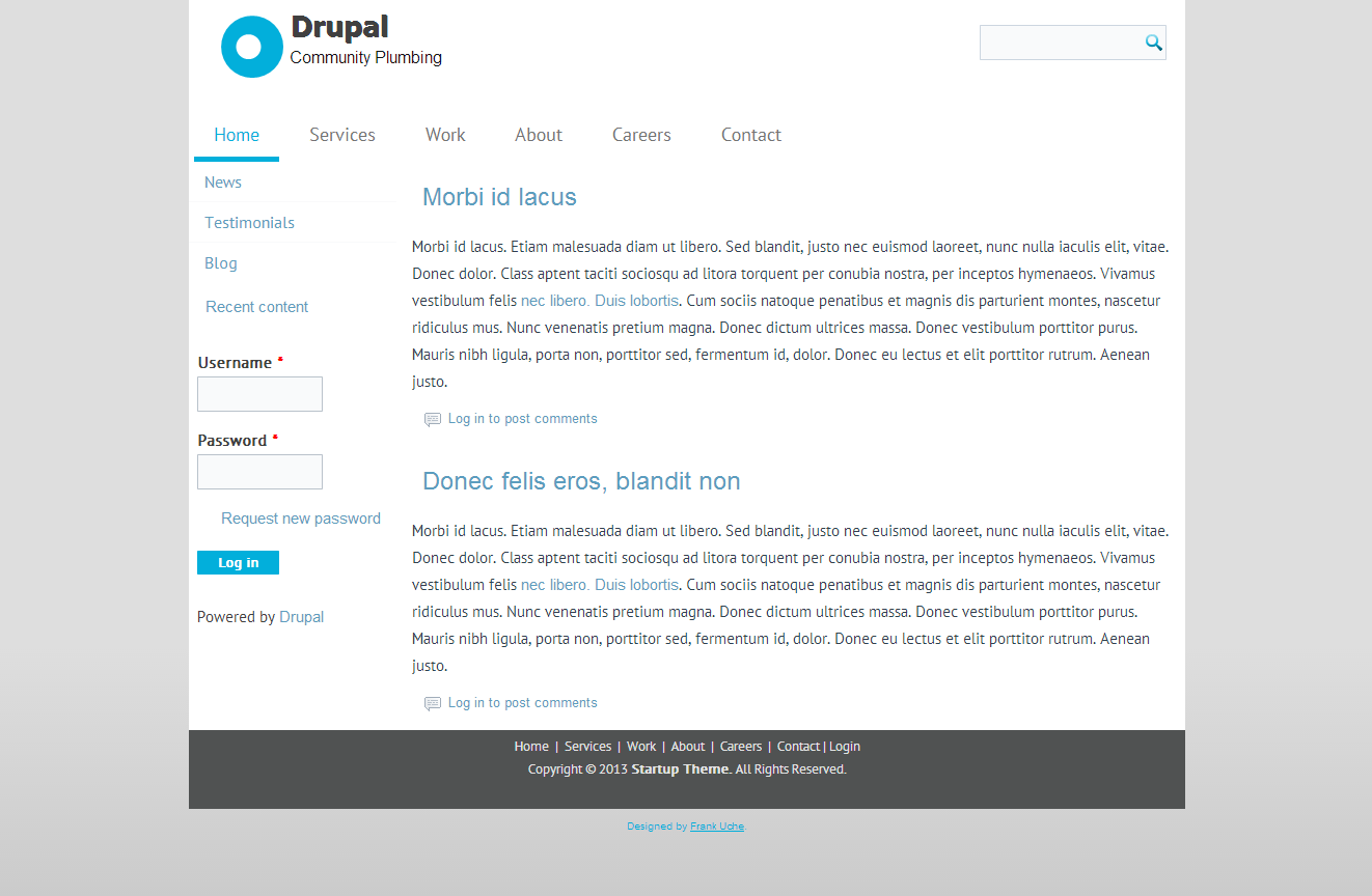 Startup Theme | Drupal.org