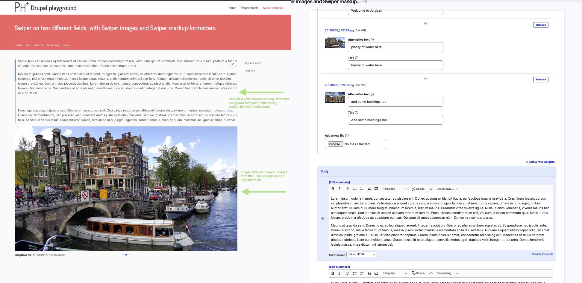 Swiper formatter | Drupal.org