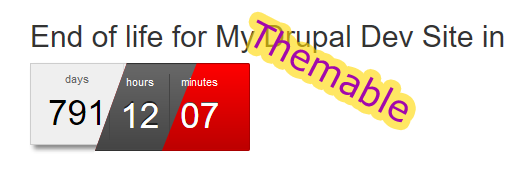 EOL Countdown | Drupal.org