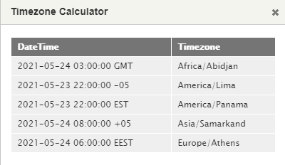 Timezone Calculator | Drupal.org