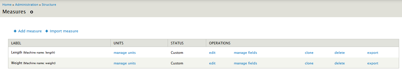 Units of Measurement | Drupal.org