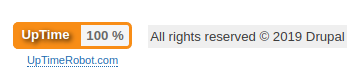 UpTime Widget (UptimeRobot) | Drupal.org