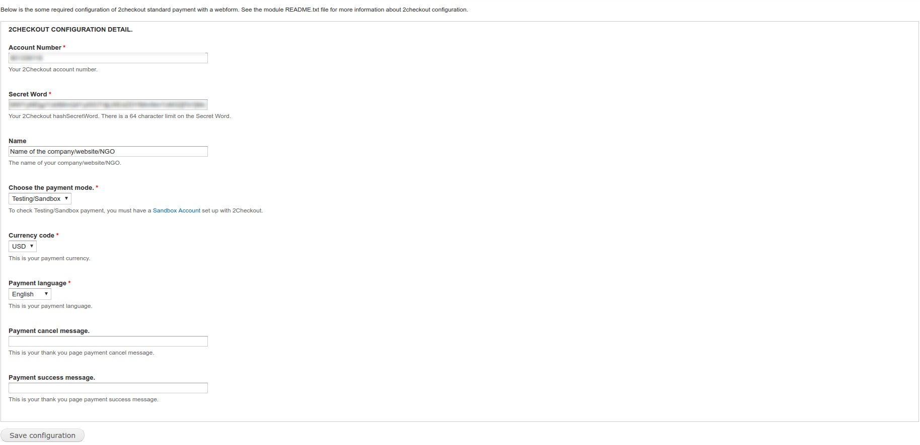 Webform 2checkout | Drupal.org