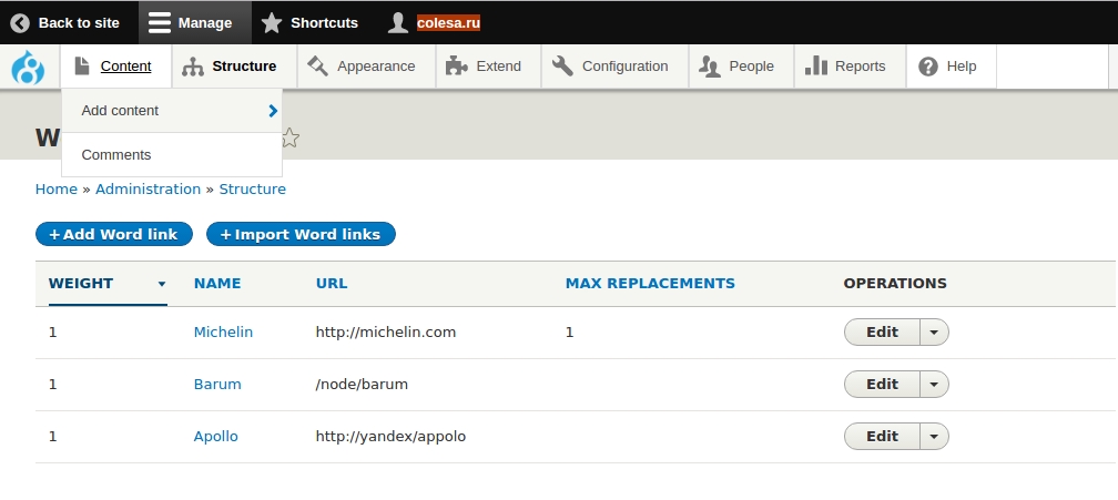 Word link D8 | Drupal.org