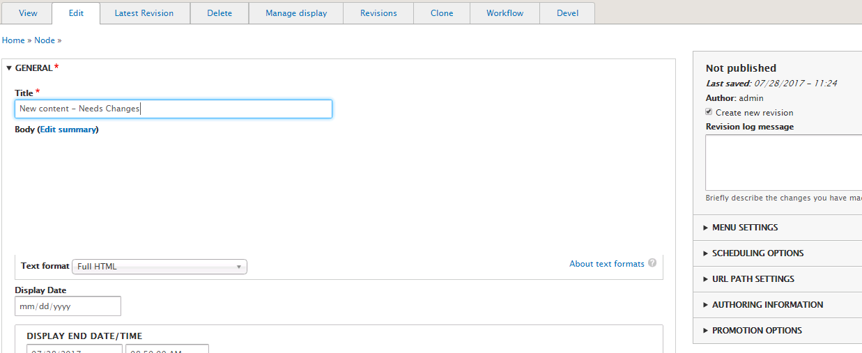 Workflow Moderation | Drupal.org Workflow Moderation | Drupal.org