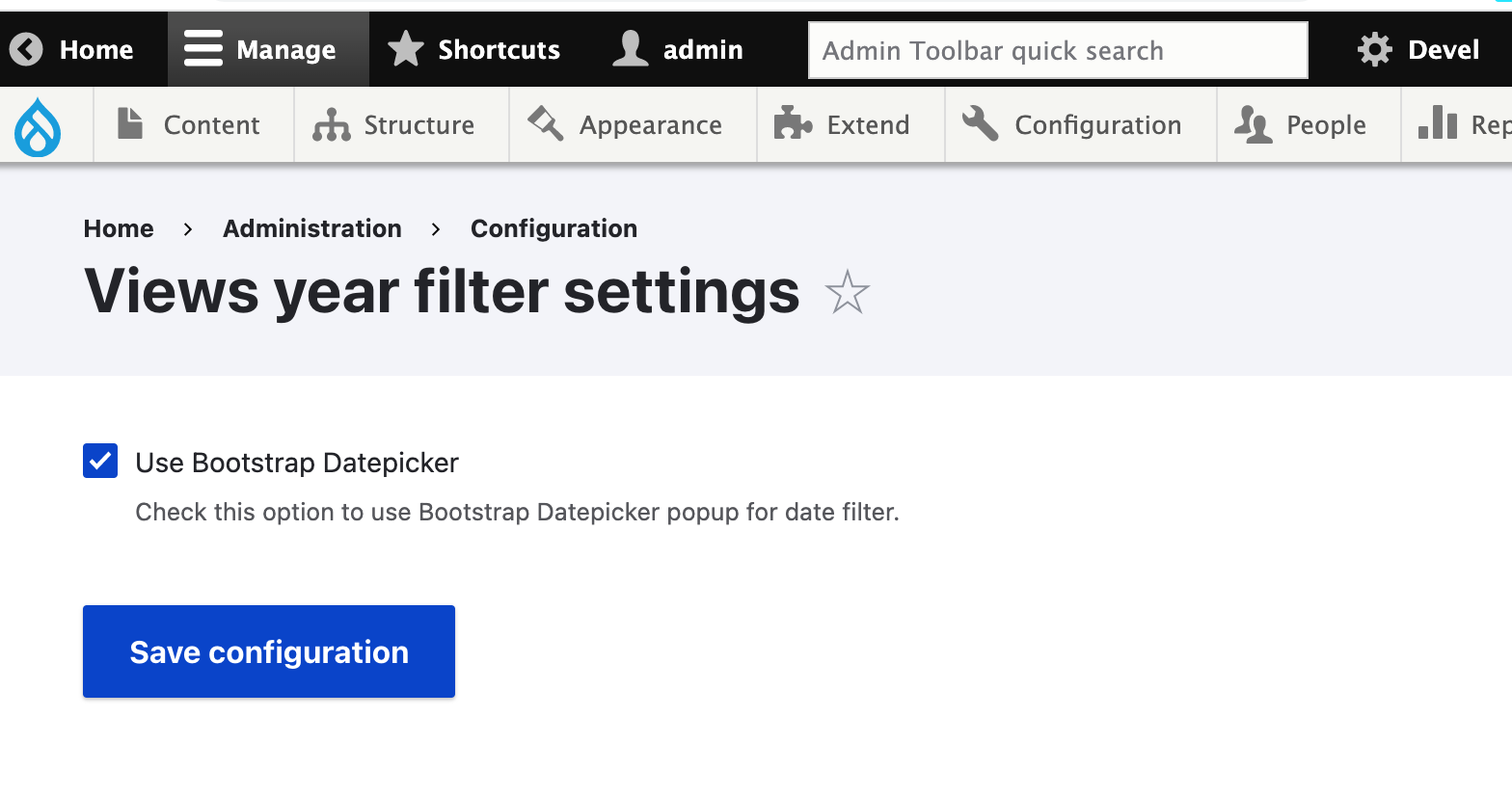 Views year filter | Drupal.org