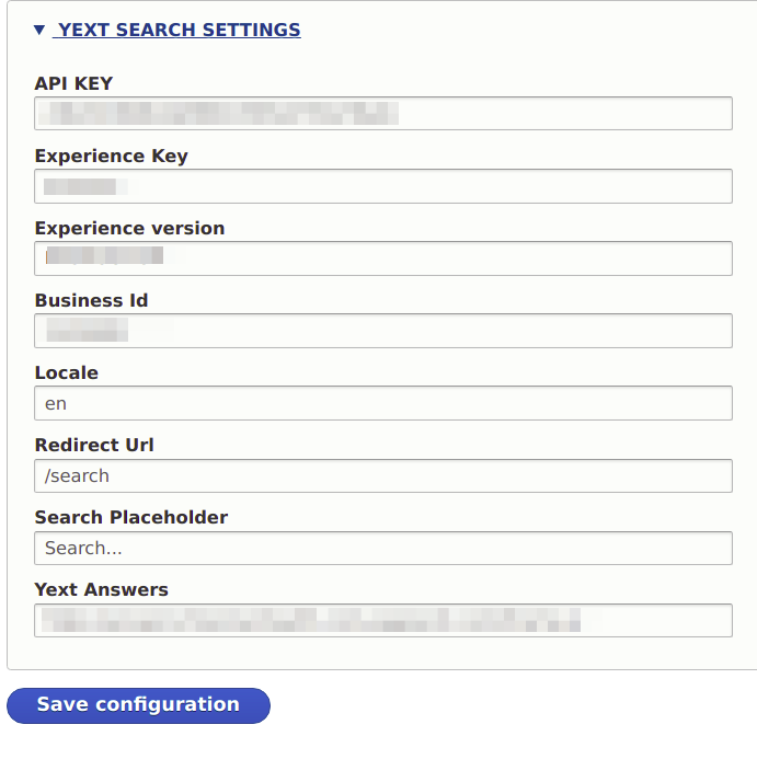 Yext Search | Drupal.org
