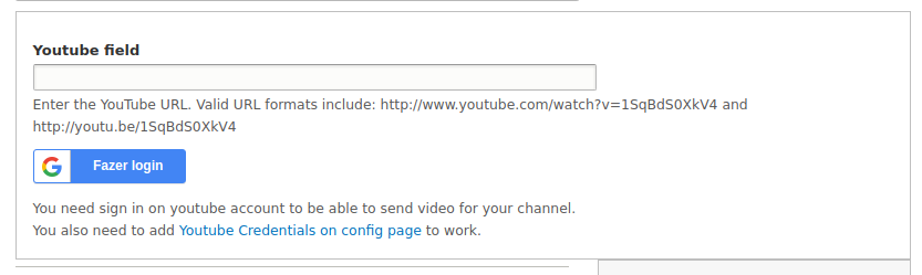 Youtube Widget Directly | Drupal.org