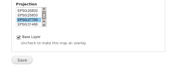 Custom Projections | OpenLayers 2.x Documentation for D7 | Drupal Wiki guide on Drupal.org