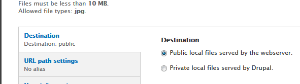 Provide interfaces for selecting stream wrappers during file upload and converting files between ...