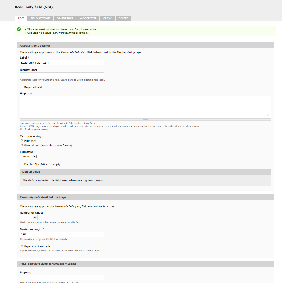 Contents of a read-only field is hidden on the term/entity edit form ...