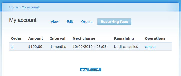 Recurring Payments and Subscriptions | All about Payments | Drupal Wiki guide on Drupal.org
