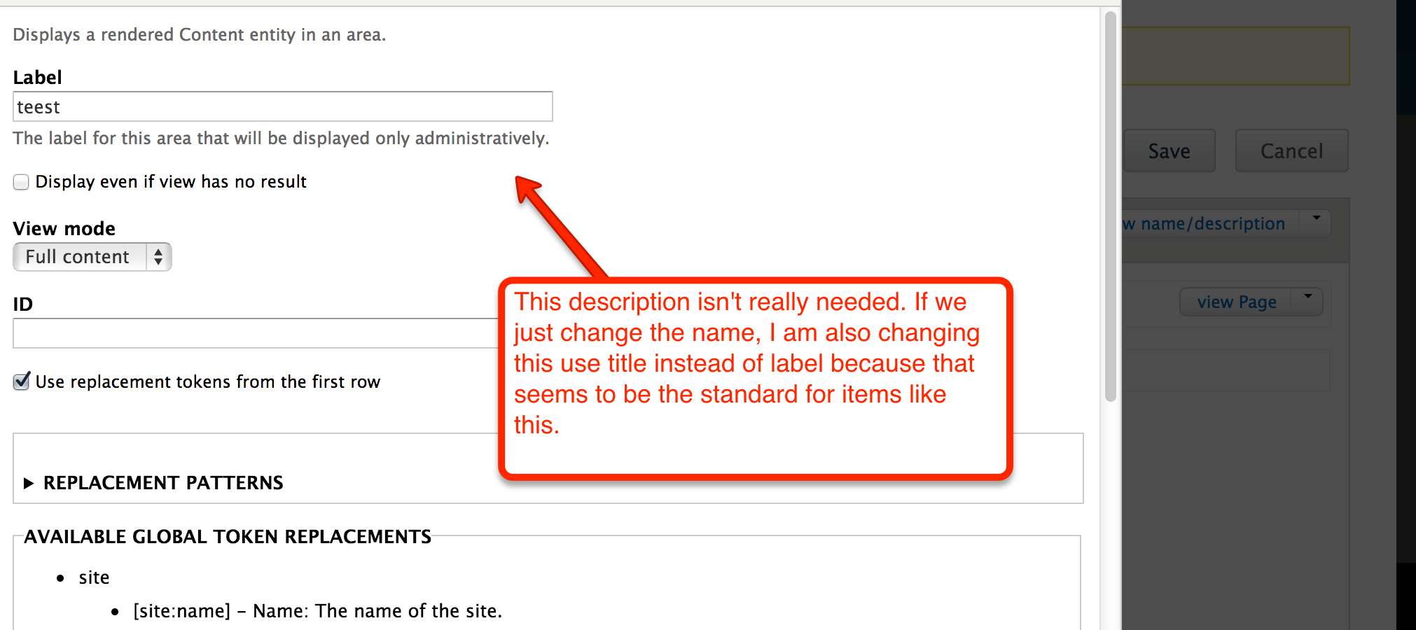Handler administrative label [#1970048] | Drupal.org