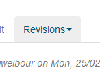 Problems on revision tab [#1947214] | Drupal.org