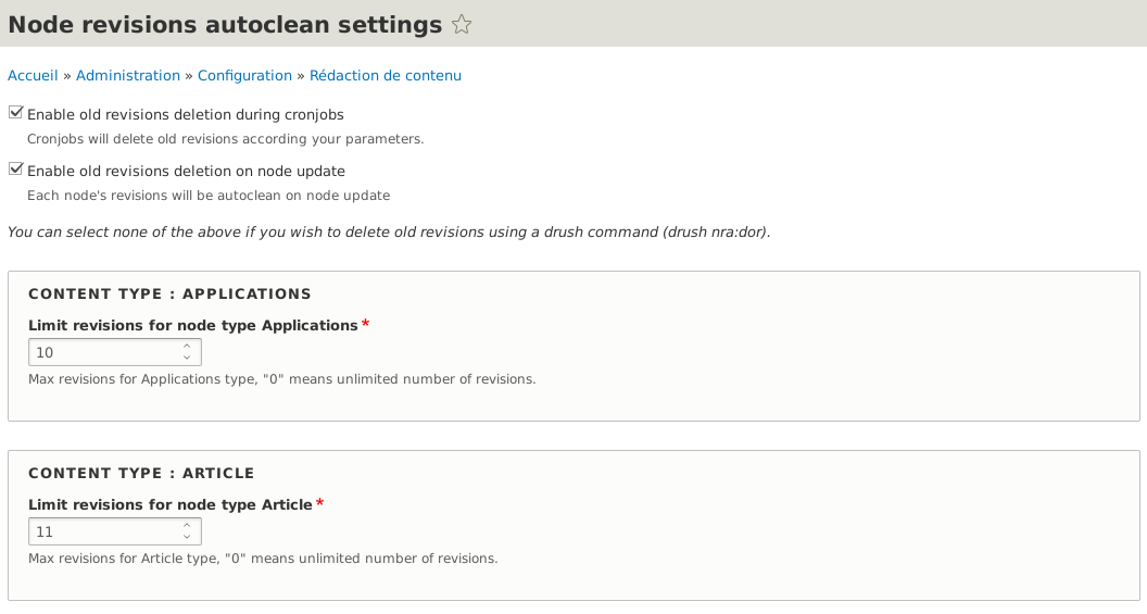 Node Revisions Autoclean | Drupal.org
