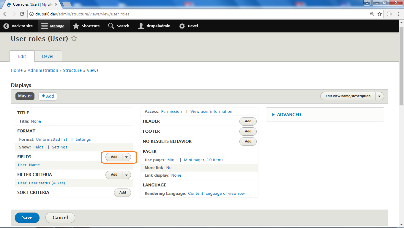 Display Roles Of A Current User As A Field On User S Account Page Eva Drupal Wiki Guide On