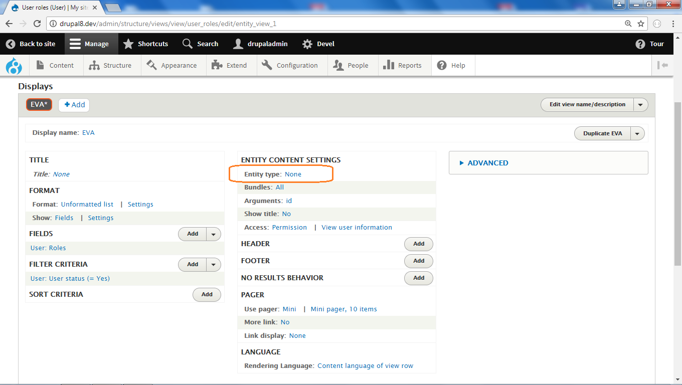 Display Roles Of A Current User As A Field On User S Account Page Eva Drupal Wiki Guide On