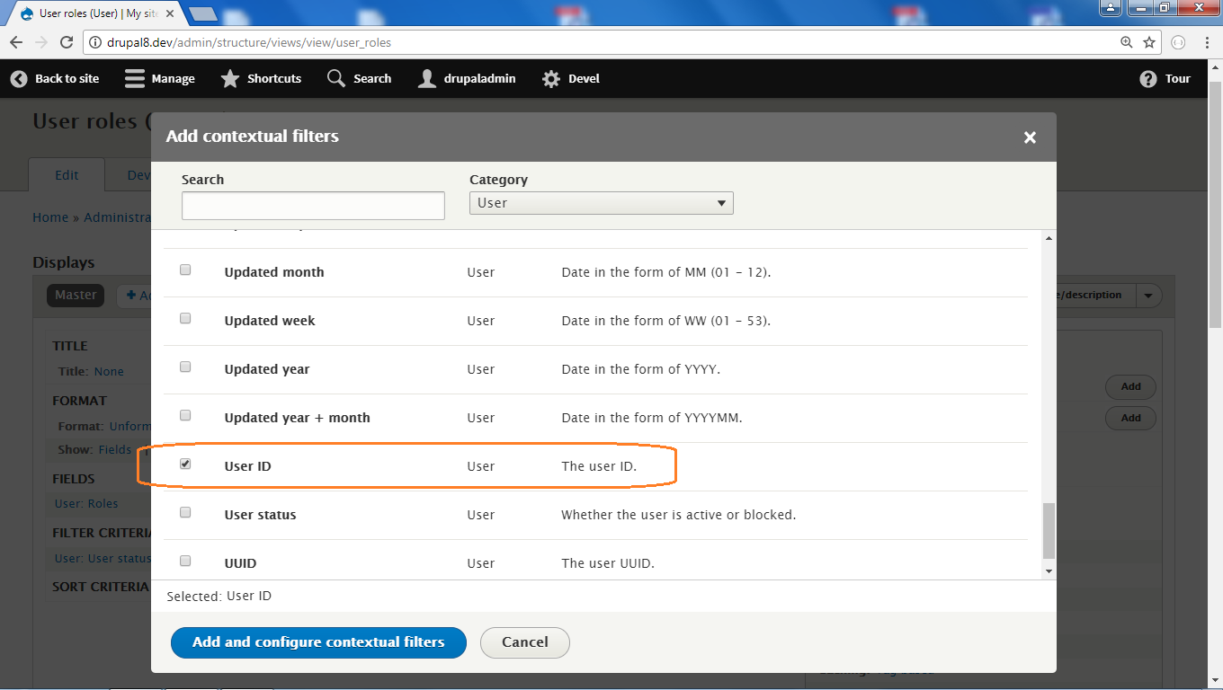 Display Roles Of A Current User As A Field On User S Account Page Eva Drupal Wiki Guide On