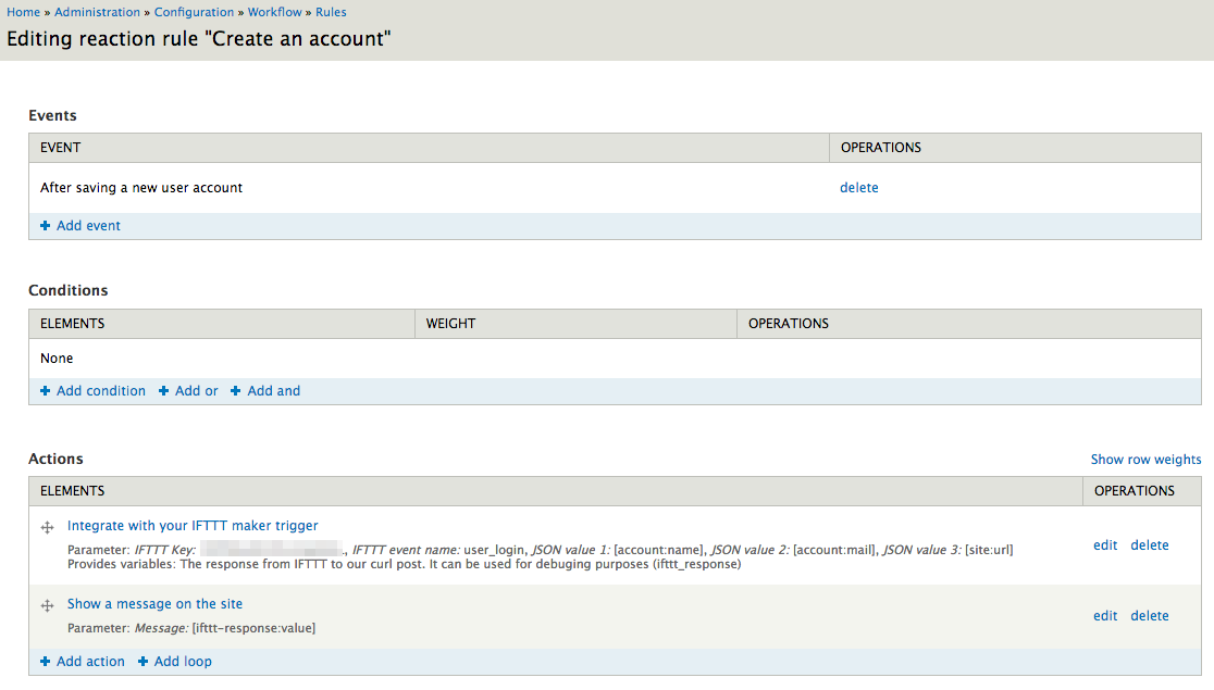 IFTTT Rules | Drupal.org