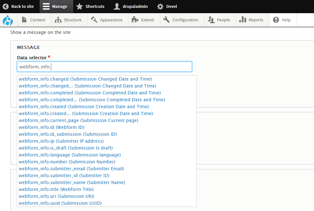 Rules Webform