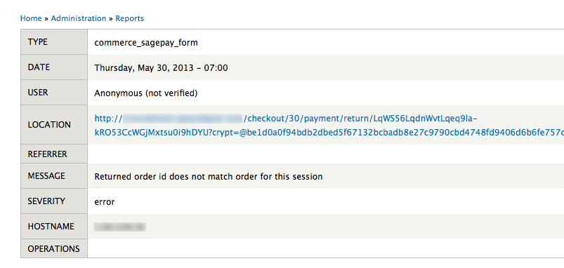 Form integration – 'Returned order id does not match order for this session' [#2007708] | Drupal.org