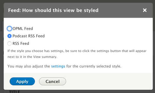 Podcast (using Views) | Drupal.org