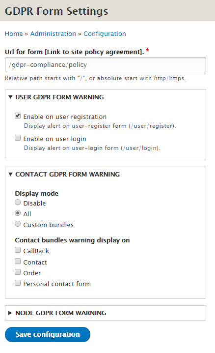 General Data Protection Regulation Compliance | Drupal.org General Data Protection Regulation Compliance | Drupal.org