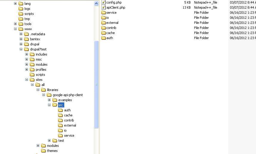 Google's APIs Client Library for PHP was not loaded [#1638490] | Drupal.org