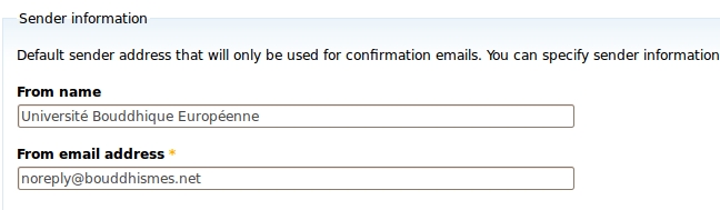 The sent e-mails have incorrect values in "from" field [#1428542] | Drupal.org