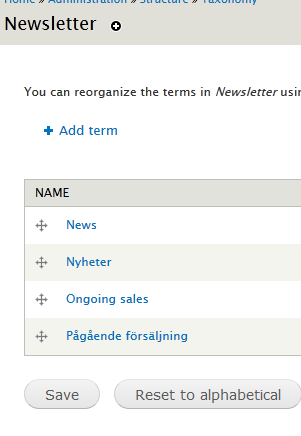 Simplenews does not fully connect to taxonomy module [#1402506] | Drupal.org