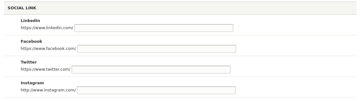 Social Link Field | Drupal.org