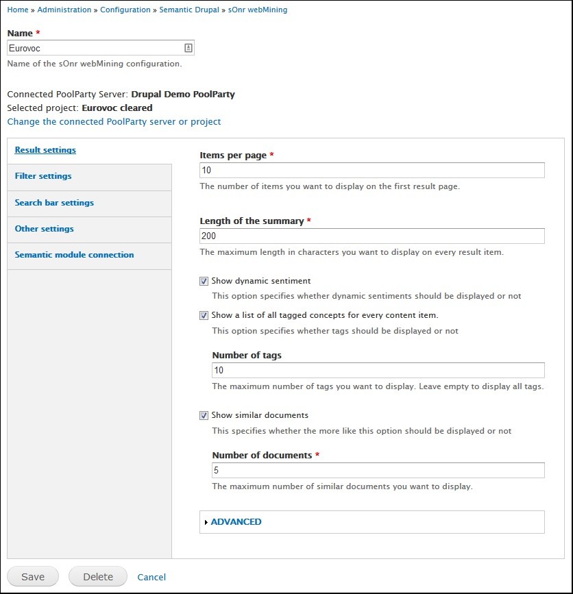 PoolParty GraphSearch | Semantic Connector modules | Drupal Wiki guide on Drupal.org